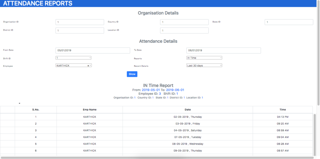 A Cloud-Based Attendance System - Logic Research Labs