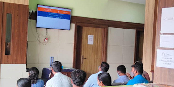 Token Display System for Hospital - Logic Research Labs