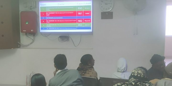 Token Display System for Hospital - Logic Research Labs