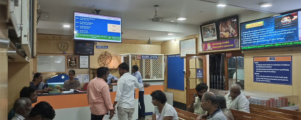 Token Display & Queue Management System - Logic Research Labs