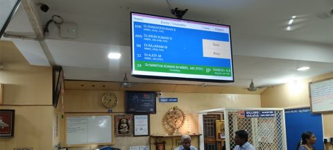 Token Display & Queue Management System - Logic Research Labs